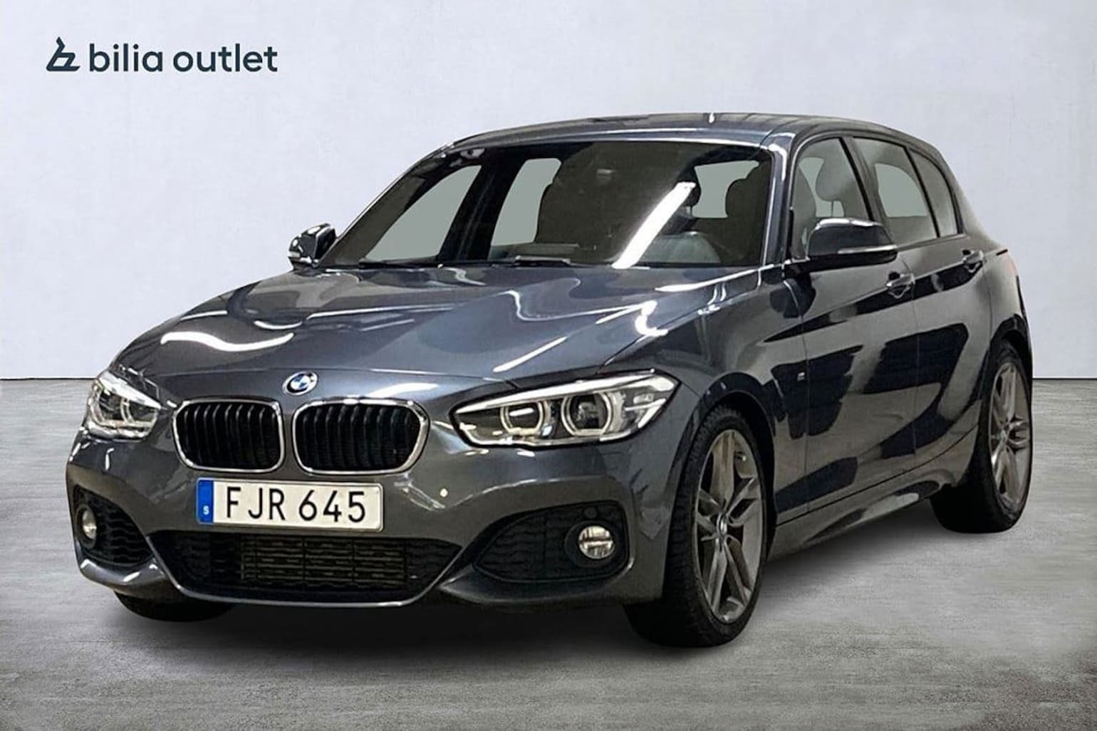 BMW 118i 5-dörrars 5-dörrars M Sport 136hk Skinn PDC 2019 Grå