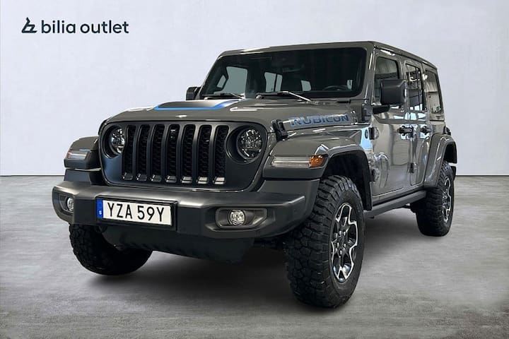 Jeep Wrangler Unlimited 4xe Rubicon 2.0 4X4 380hk Navi Drag Kamera ...