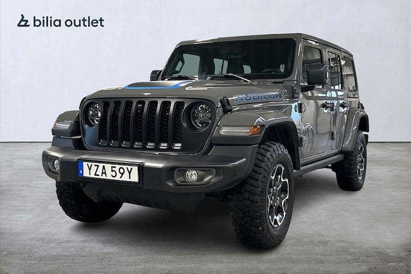 Jeep Wrangler Unlimited 4xe Rubicon 2.0 4X4 380hk Navi Drag Kamera ...